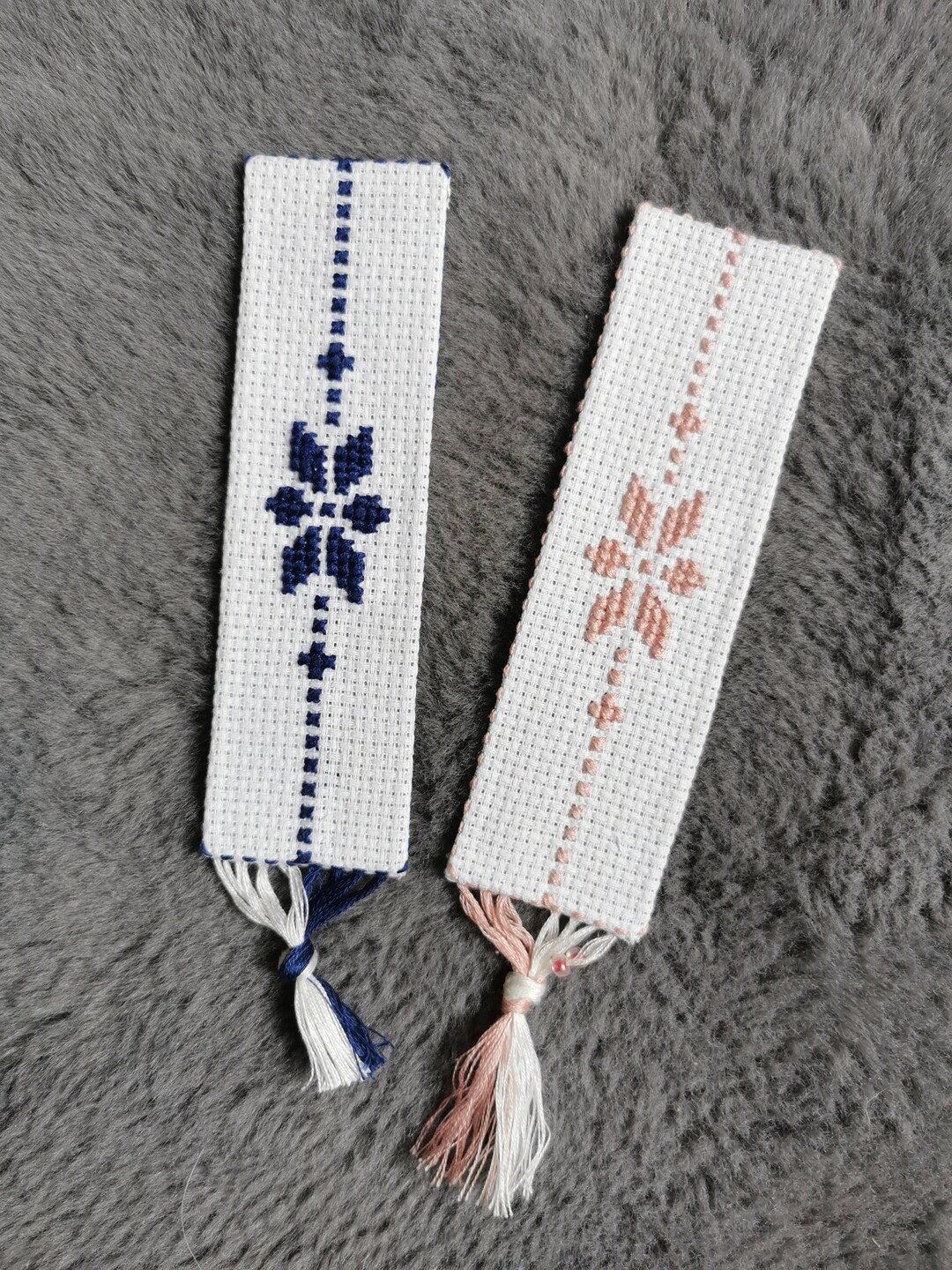 Embroidered Bookmark Flower - Etsy