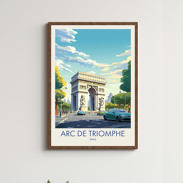 Arc De Triomphe Poster - Etsy