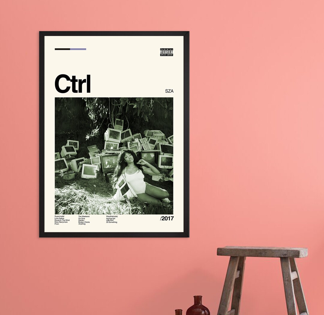 Ctrl Sza Ctrl Print Ctrl Album Poster Ctrl Minimalist - Etsy