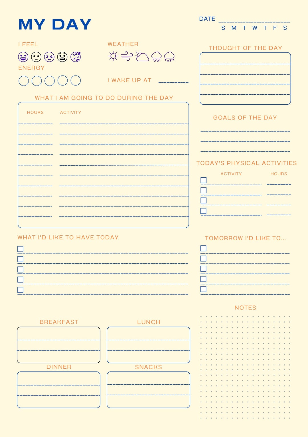 ADHD Kids Daily Planner | Printable PDF | Visual Routine Chart & Reward ...