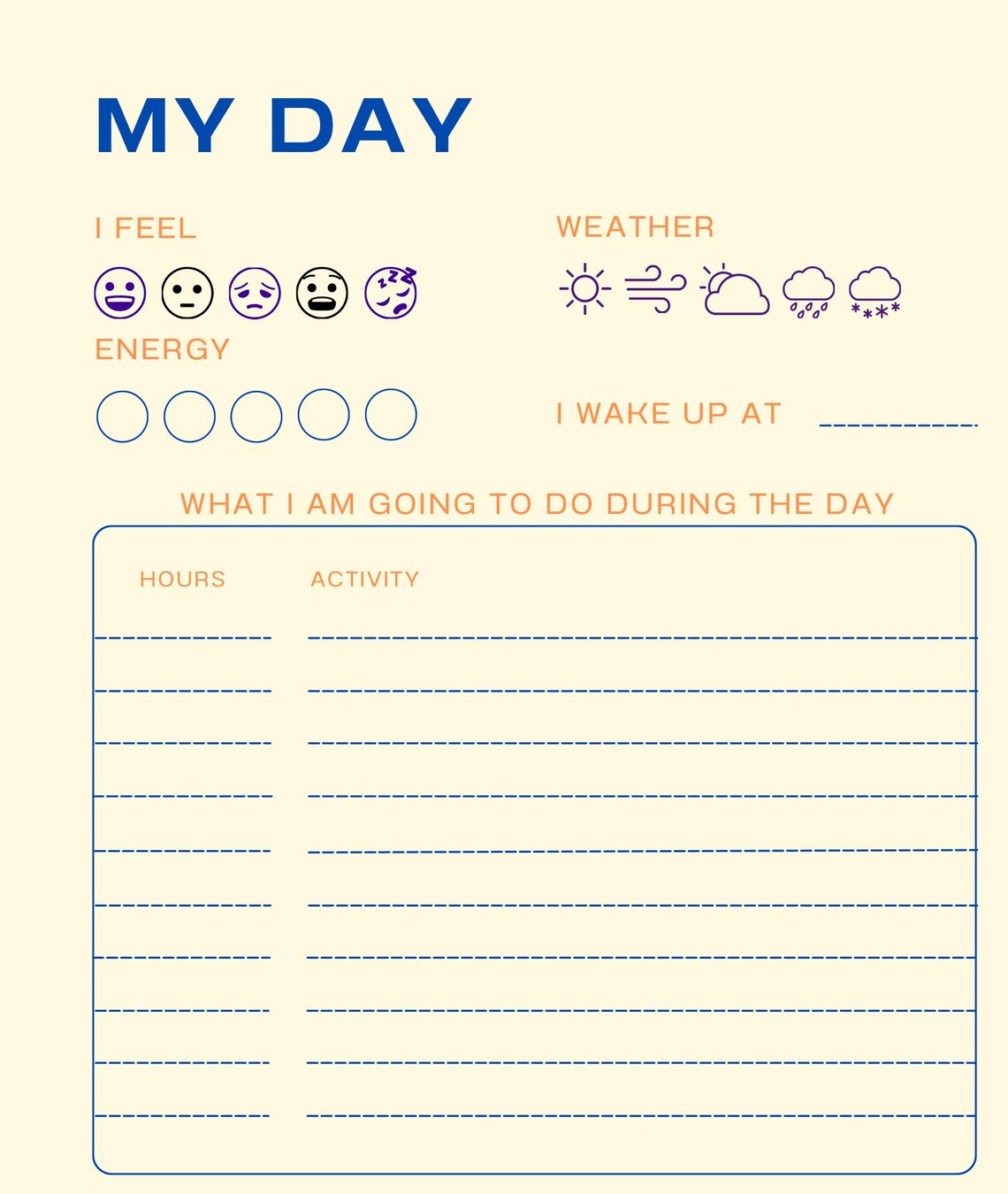 ADHD Kids Daily Planner | Printable PDF | Visual Routine Chart & Reward ...