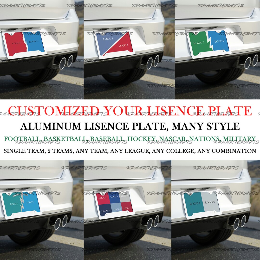Custom House Divided License Plates, Customized Car License Plates ...