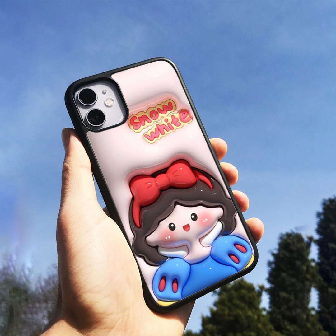 Snow White Princess Disney 3D Phone Case Inflated Snow White - Etsy