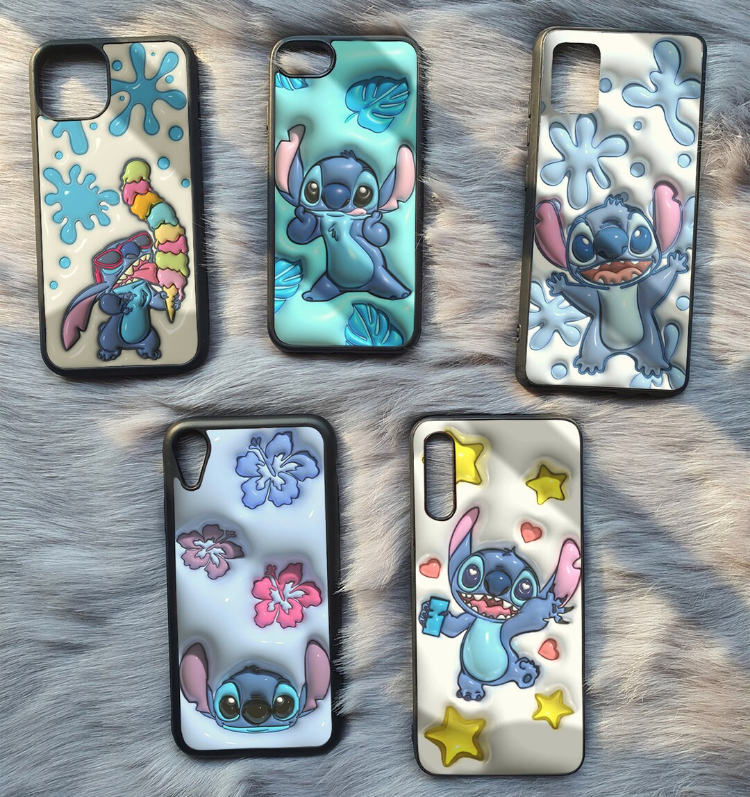 Inflated Stitch Phone Case, Stitch Character Inflated Phone Case ...