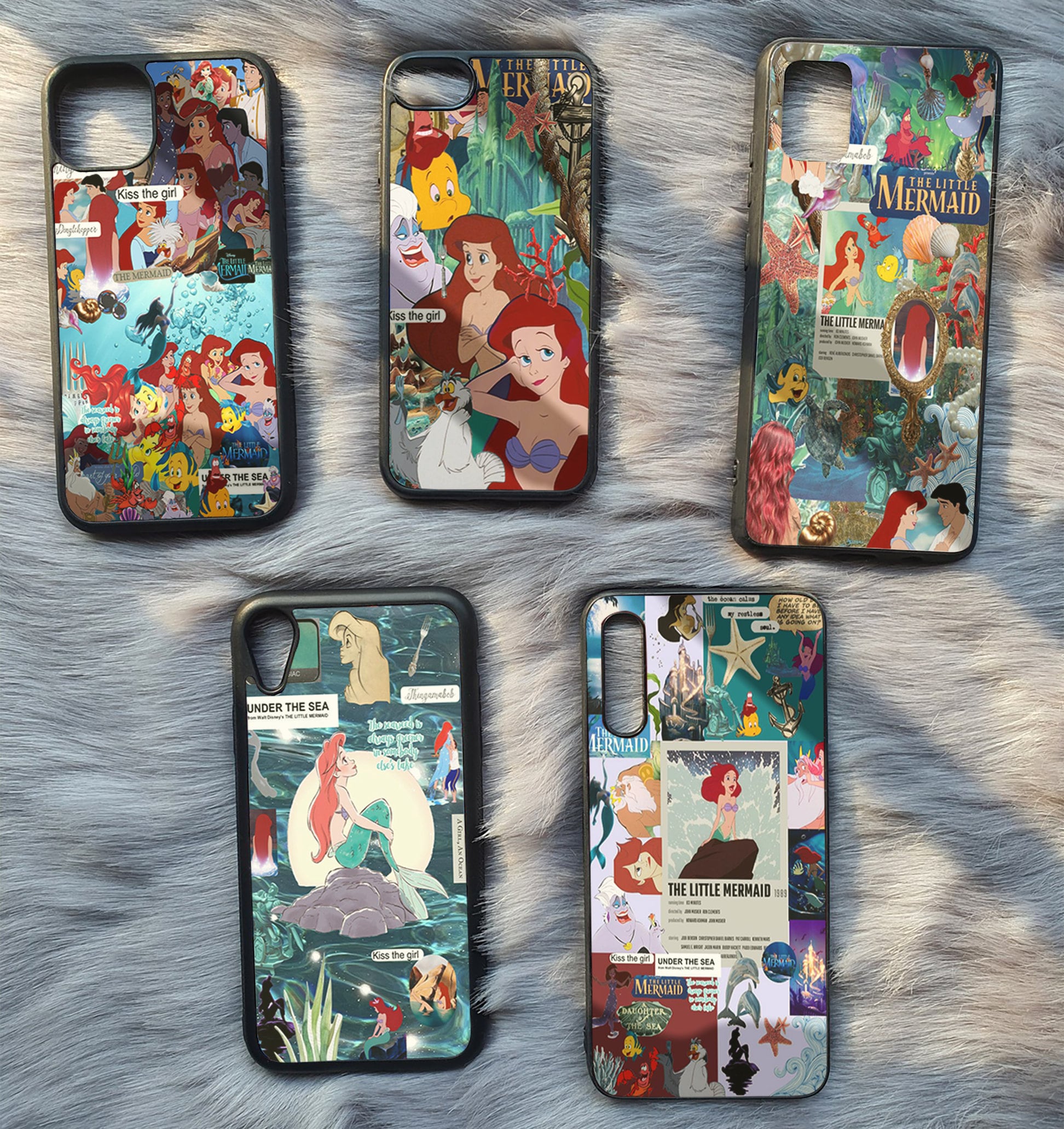 Ariel Mermaid Disney Princess Case, Mermaid Beauty Ariel Phone Case ...