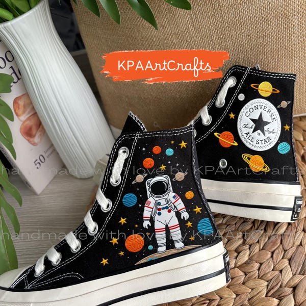 Galaxy Converse - Etsy