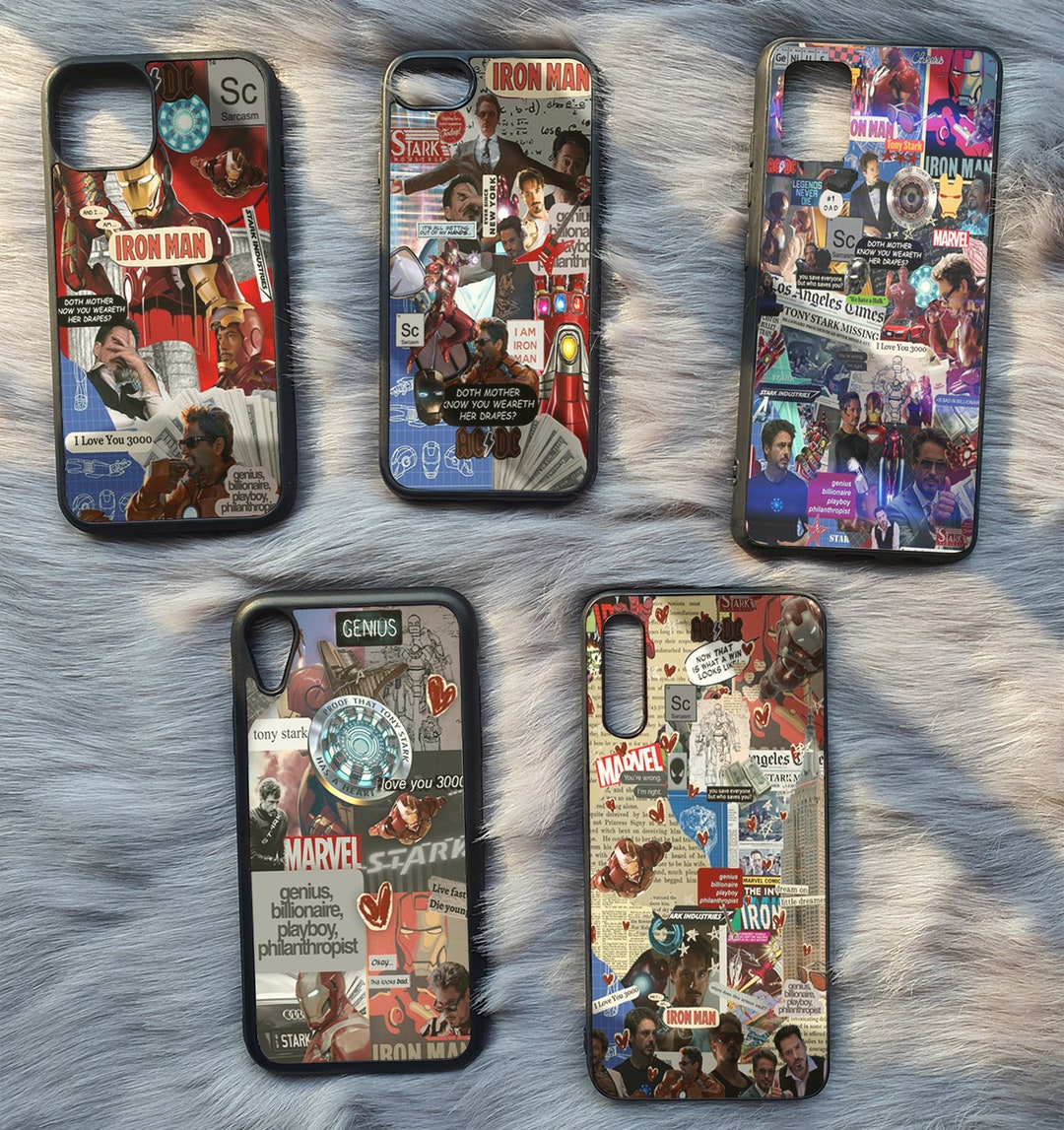 Avengers Tech Hero Phone Case, Iron Man Minimalist Phone Case, Stark ...