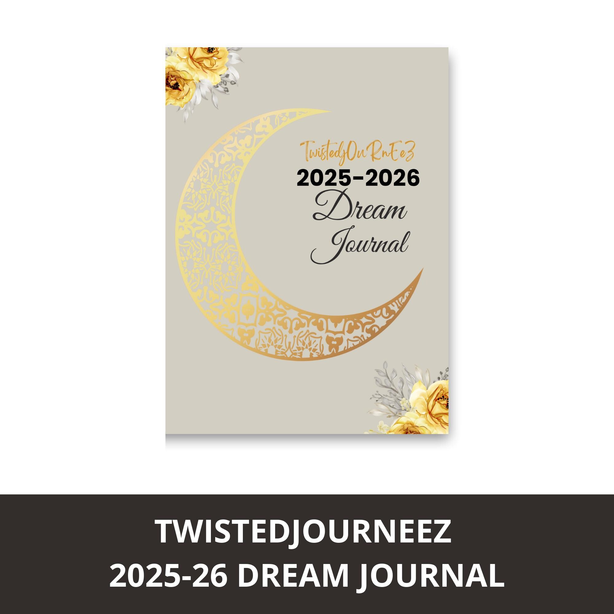 50-page Dream Journal Printable | Dream Log, Sleep Tracker, Reflections ...