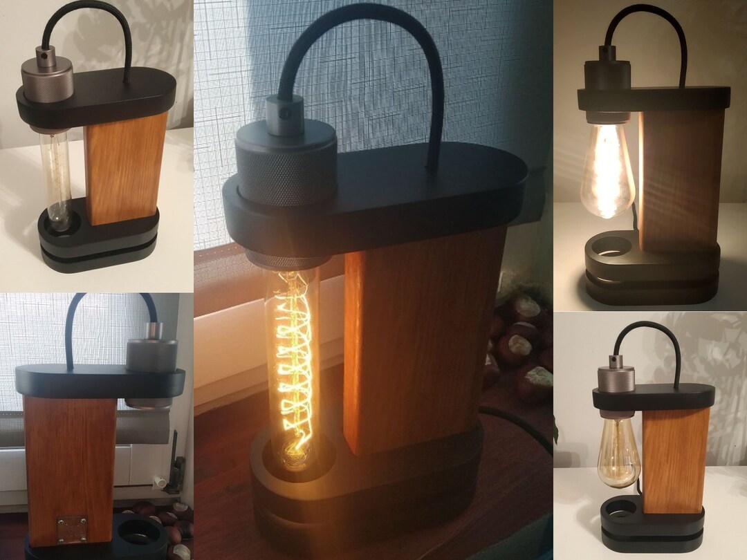 Desk Lamp, Table, Shelf Edison Bulb for Free. Edison Vintage Lamp ...