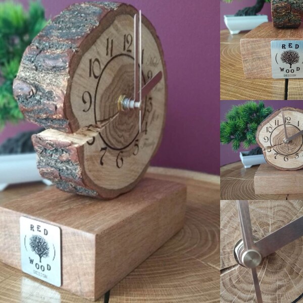 Wooden Hanging Clock - Etsy