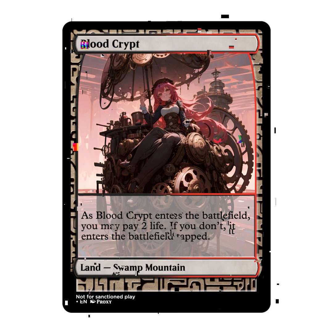 Blood Crypt Shock Land PROXY - Etsy