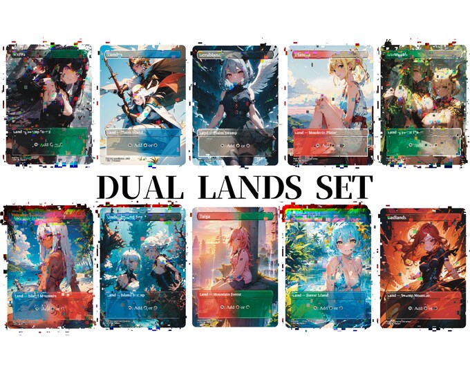 Dual Land PROXY set of 10 - Etsy