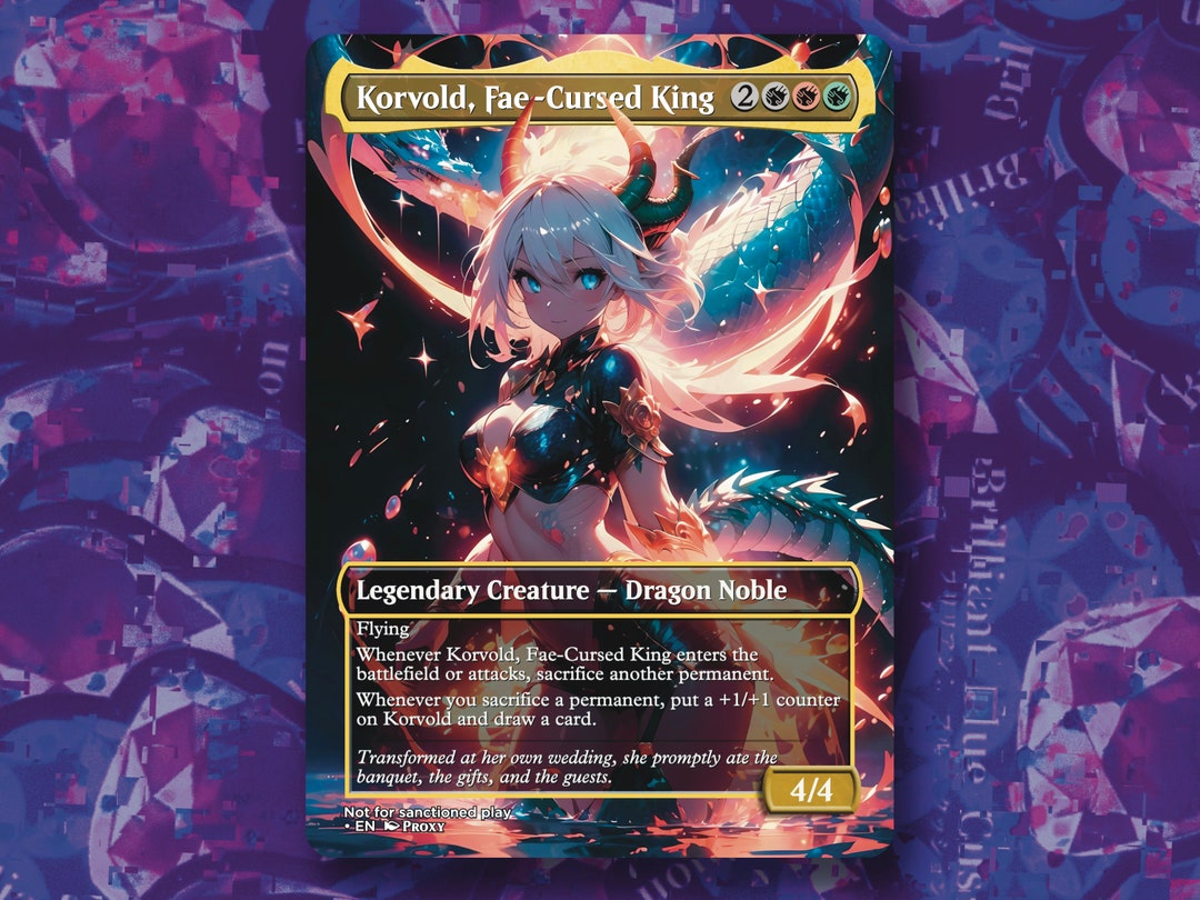 Korvold, Fae-cursed King PROXY - Etsy