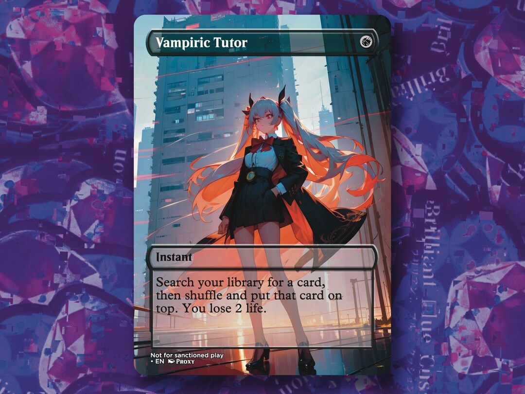 Vampiric Tutor PROXY - Etsy