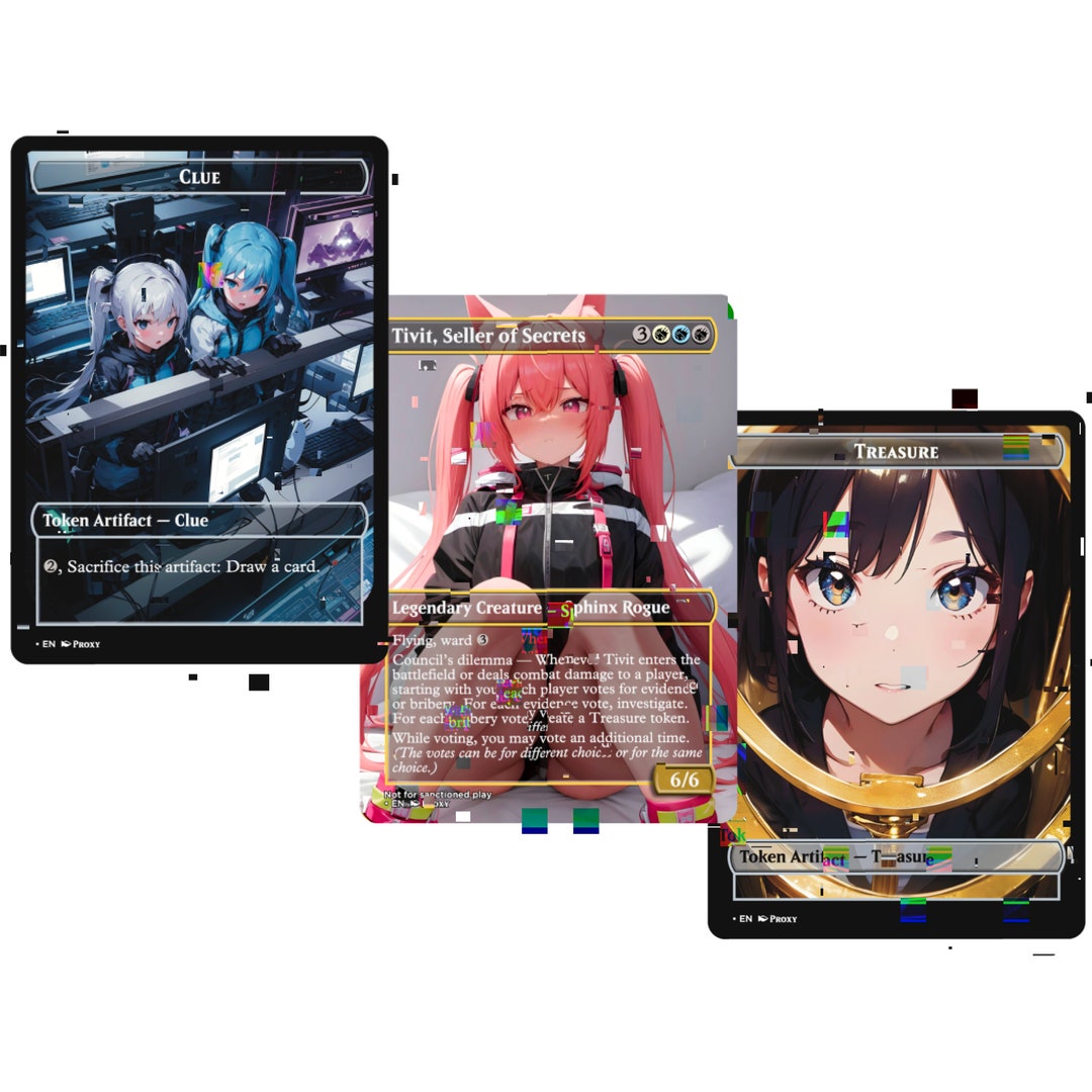 Tivit, Seller of Secrets PROXY Clue Token Treasure Token set Bundle - Etsy