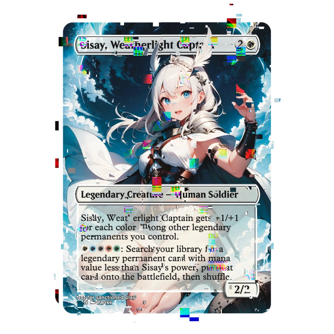 Sisay, Weatherlight Captain PROXY - Etsy
