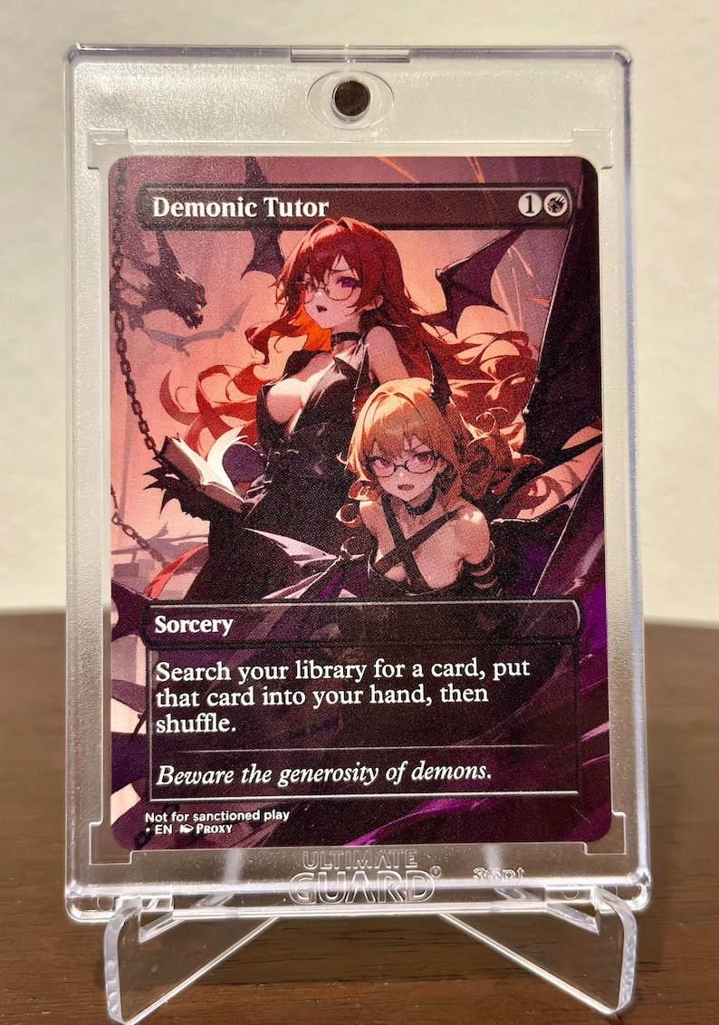 Demonic Tutor PROXY - Etsy