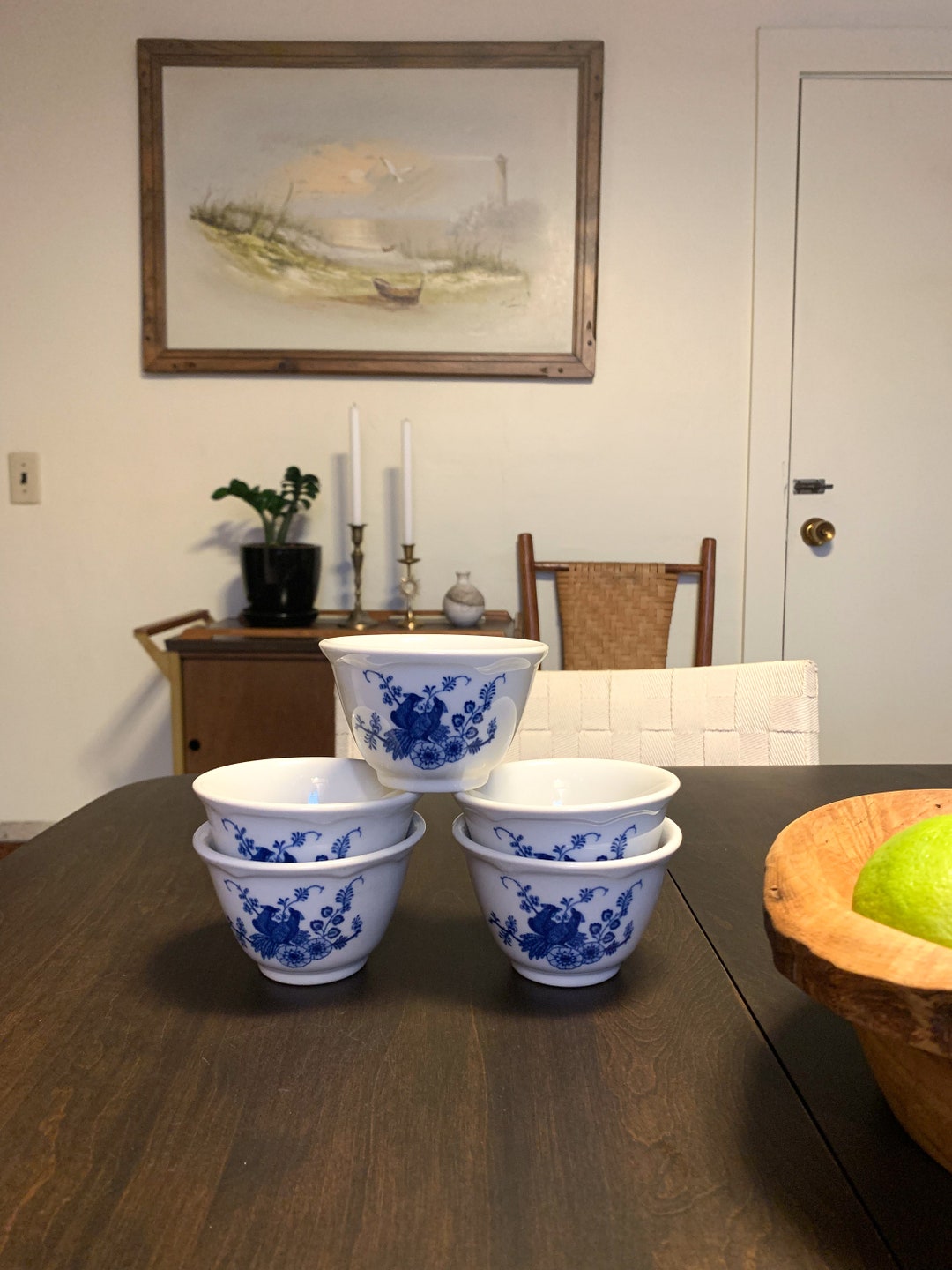 Set of 5 Vintage Jackson Custom China Soup Bowls B12 Falls Creek PA ...