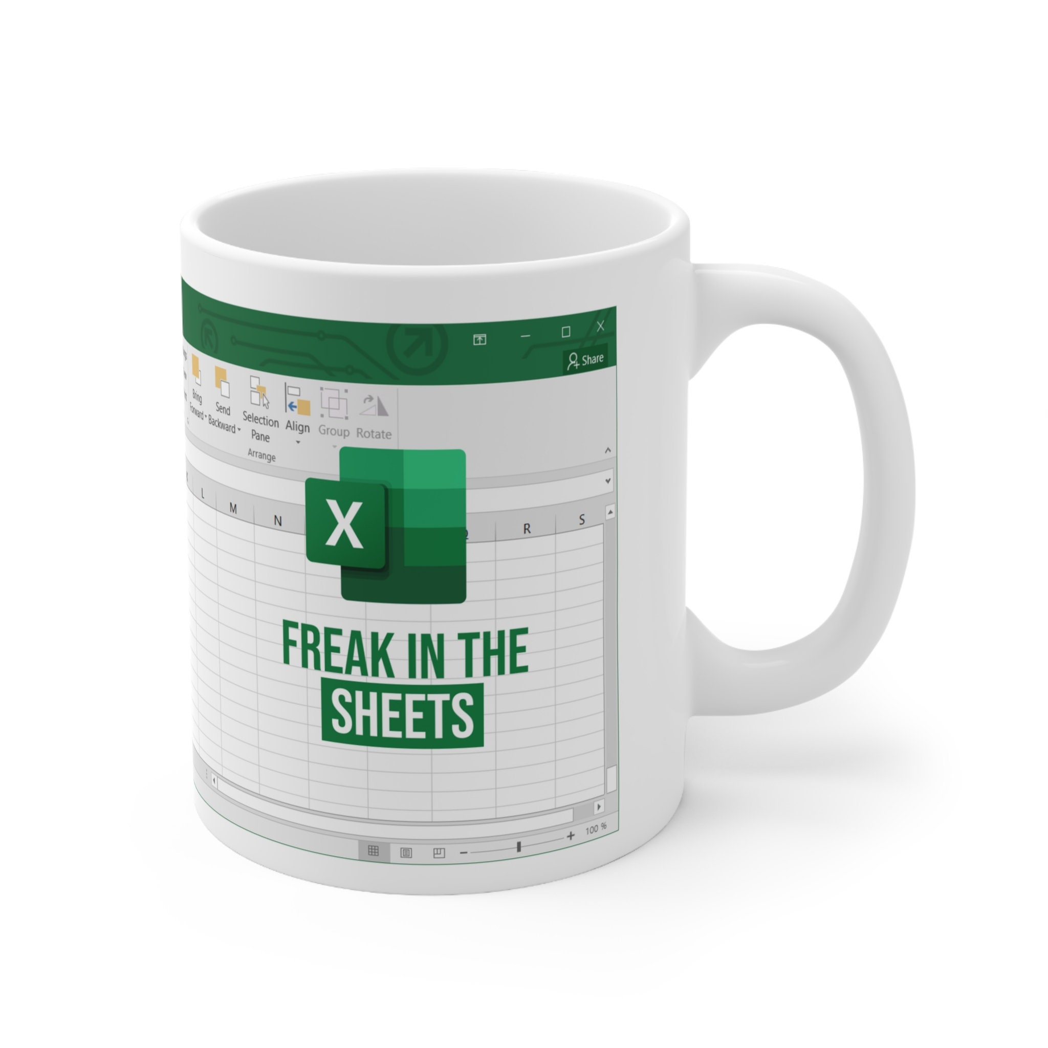 Data Mug Excel, Data Analyst Mugs, Excel Mugs, Freak in the Sheets ...