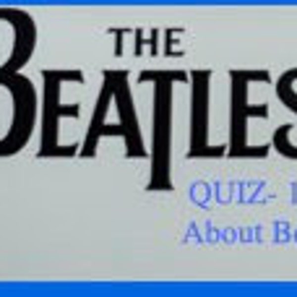 Beatles Party Games - Etsy