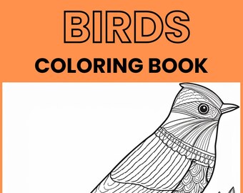 Printable Colouring Book for Kids, Birds Colouring, Coloring ...