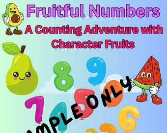 A Learning Worksheet File for Writing Numbers and Counting With Fruits ...