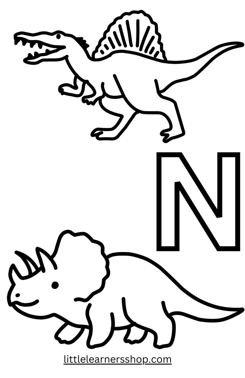 My Dinosaur Colouring Book- 21 Page Digital Download - Etsy