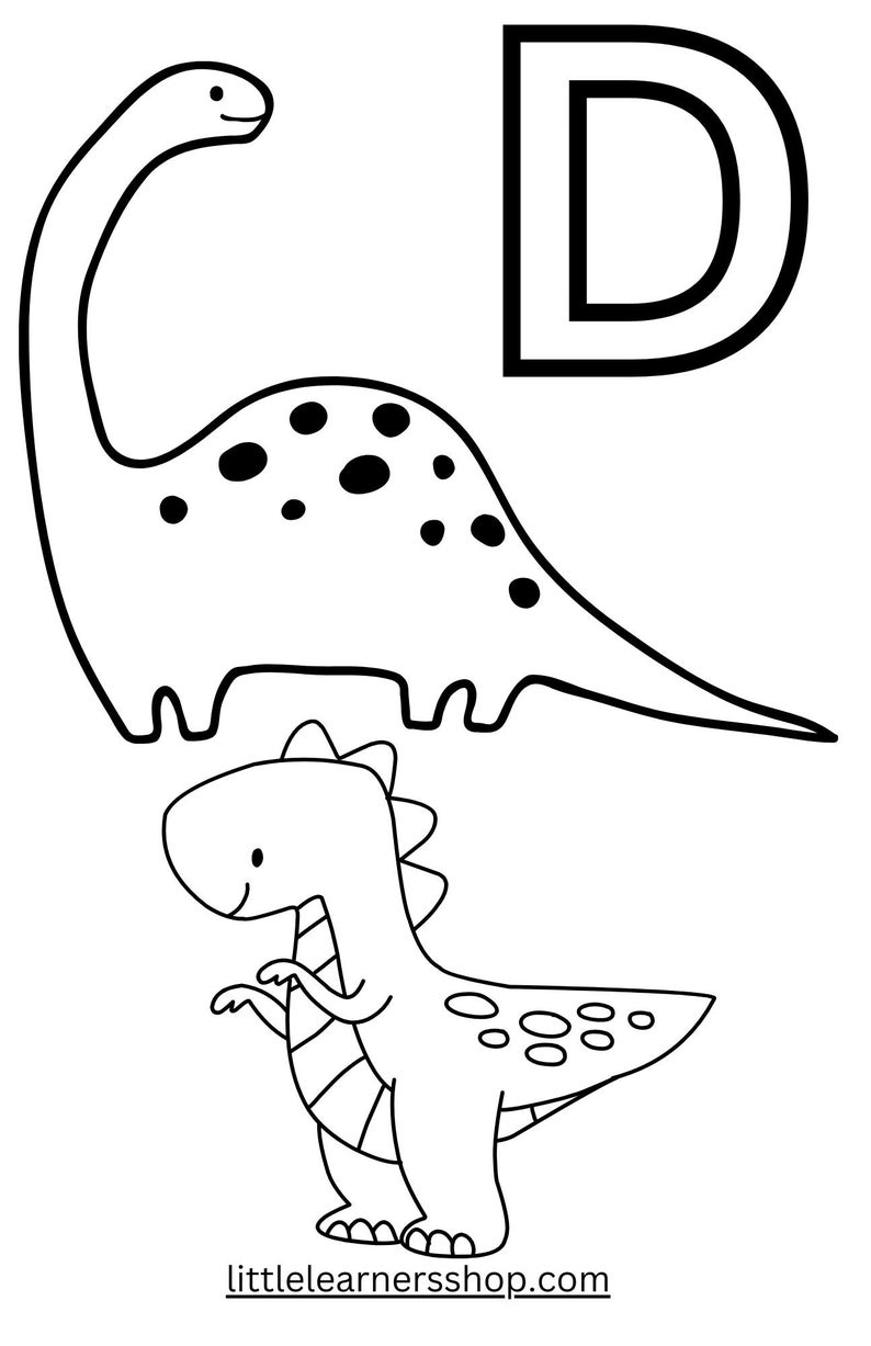 My Dinosaur Colouring Book- 21 Page Digital Download - Etsy