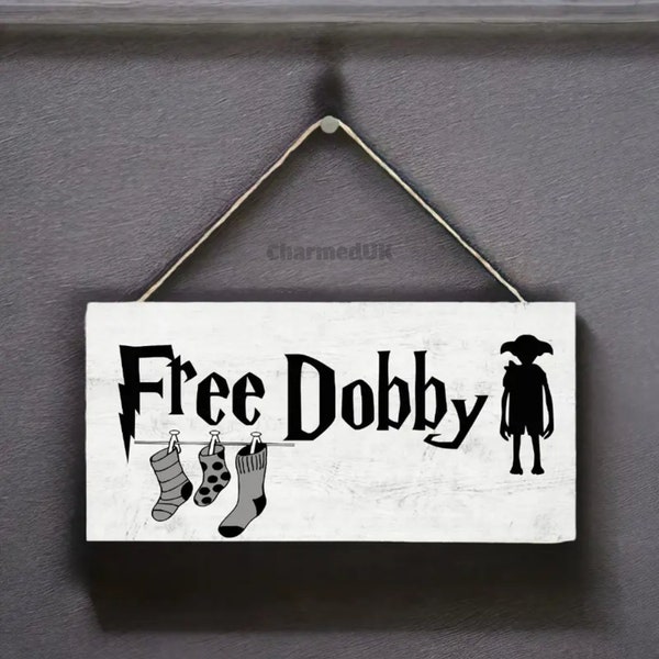 Free Dobby Sign - Etsy
