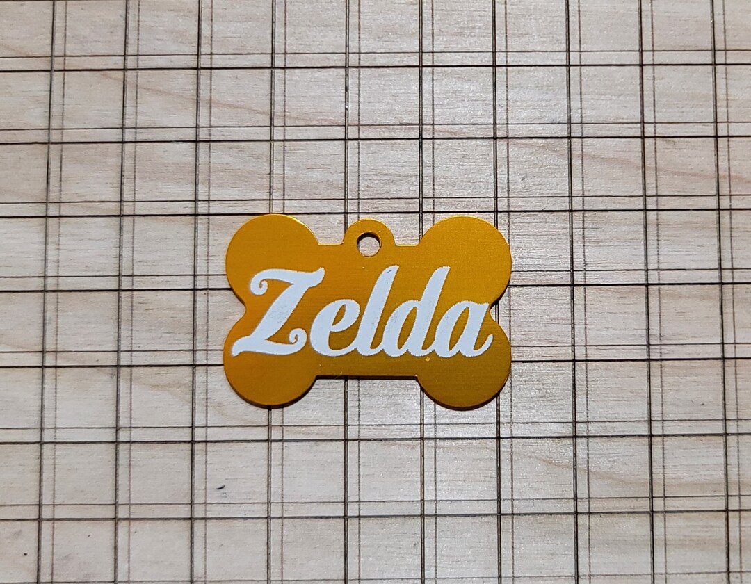 Personalized Bone Shape Tag - Etsy