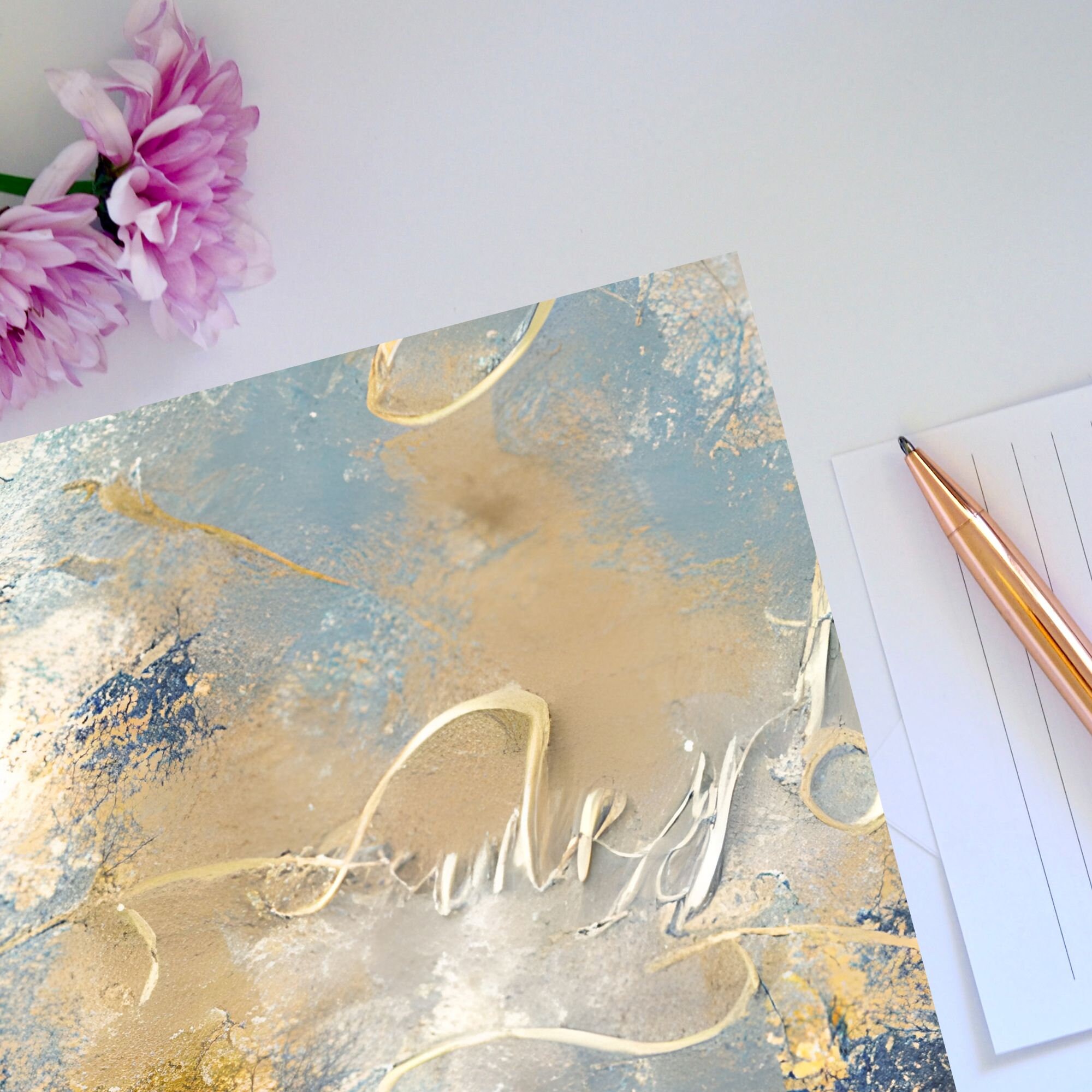 24 Printable Grunge Seamless Textured Paper Navy Blue and Gold Grunge ...
