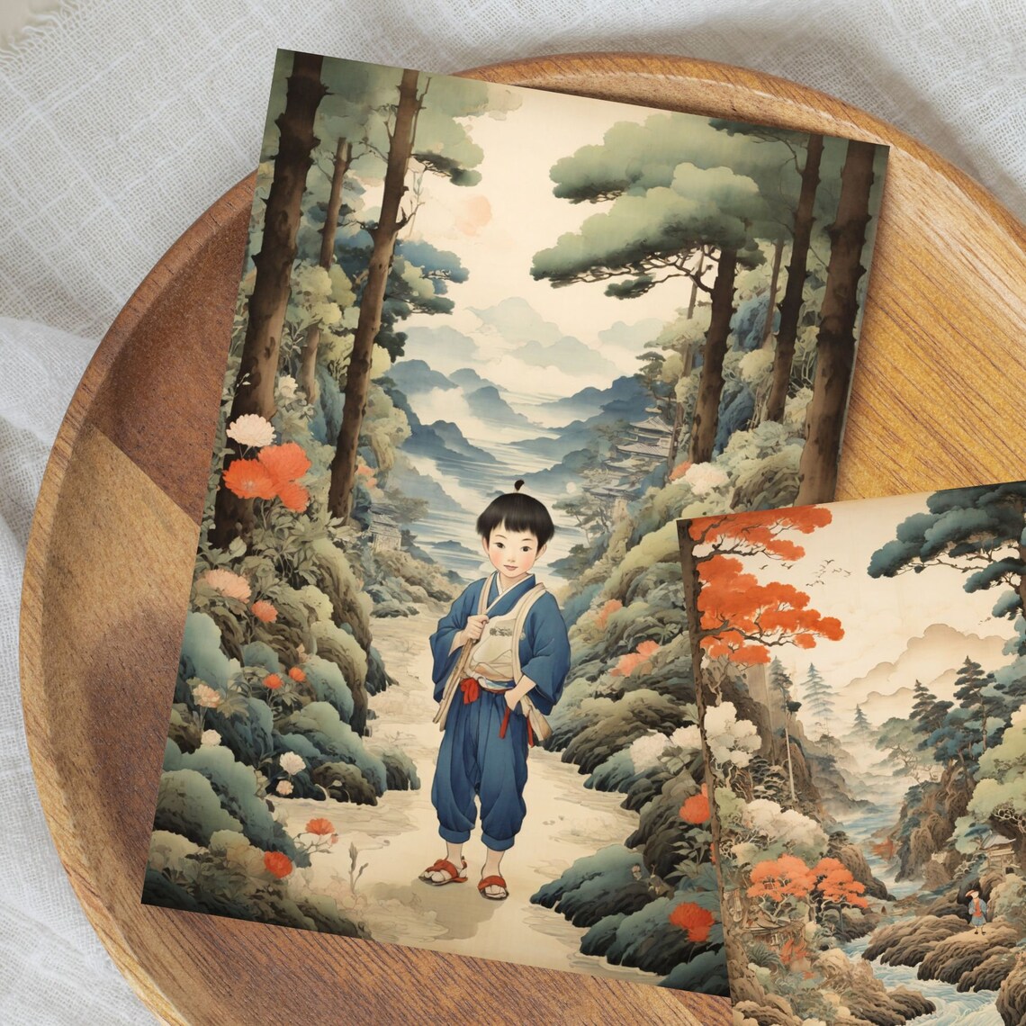 Vintage Japan Junk Journal Kit Japanese Garden Scrapbook Pages Japanese ...