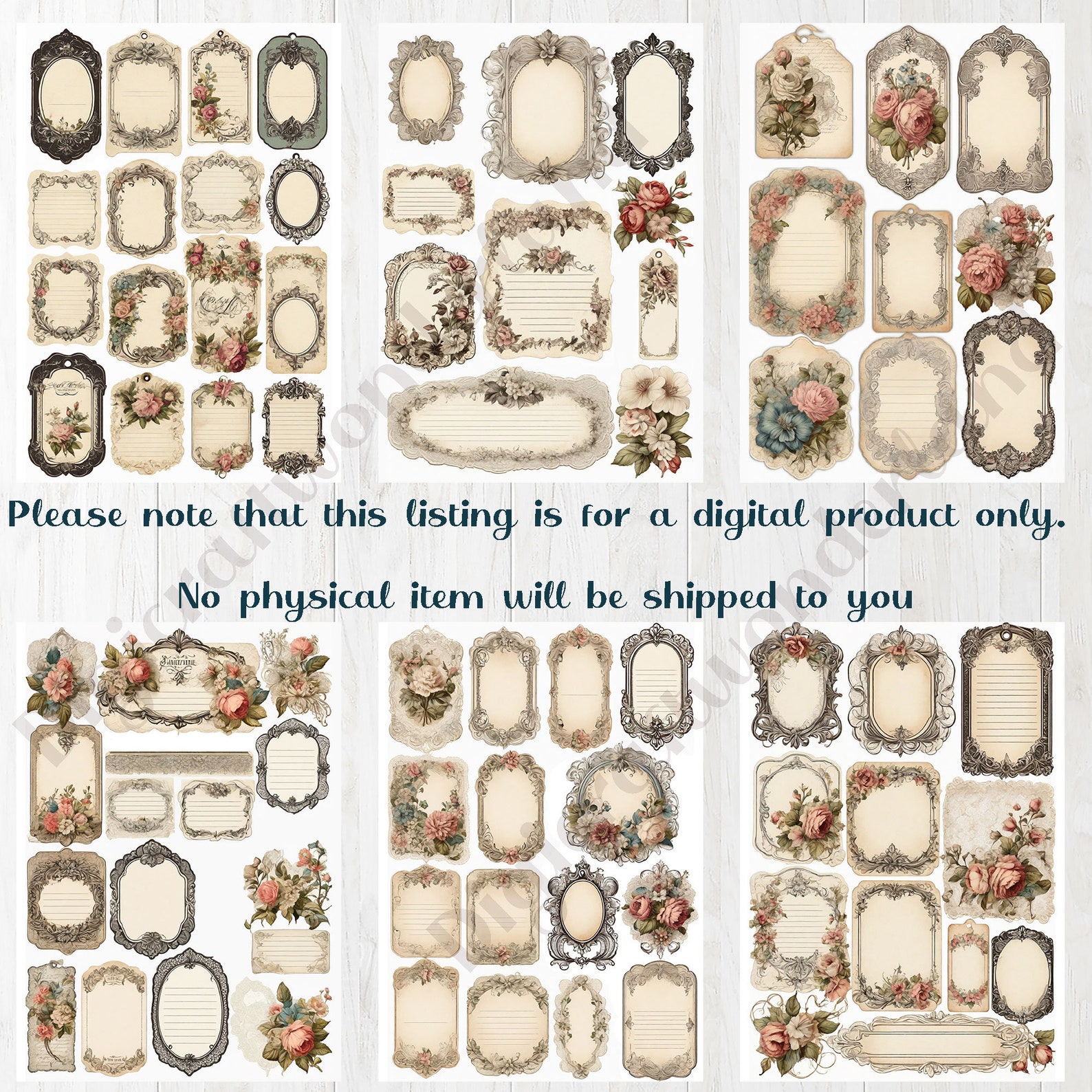 Victorian Scrapbook Pages Vintage Victorian Ladies Junk Journal Pages ...