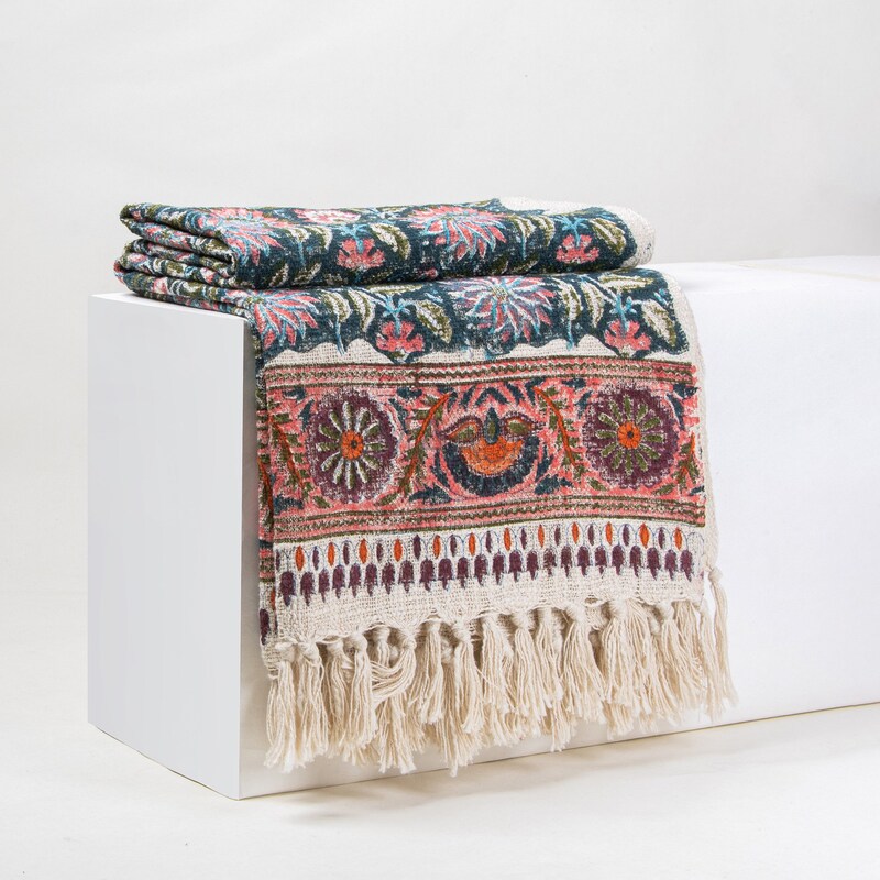 Bohemian Throw Blanket - Etsy