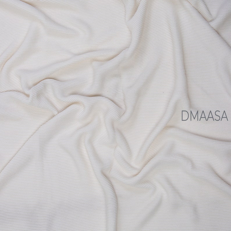 White Soft Cotton Throw Blanket, Handwoven Solid Throw Blanket, Cotton ...