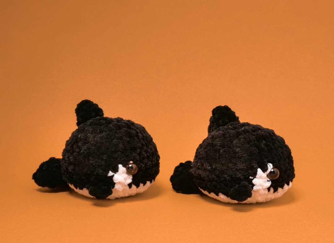 Small Orca Plushie Handmade Orca Hug Amigurumi Orca Crochet Orca Cuddle ...