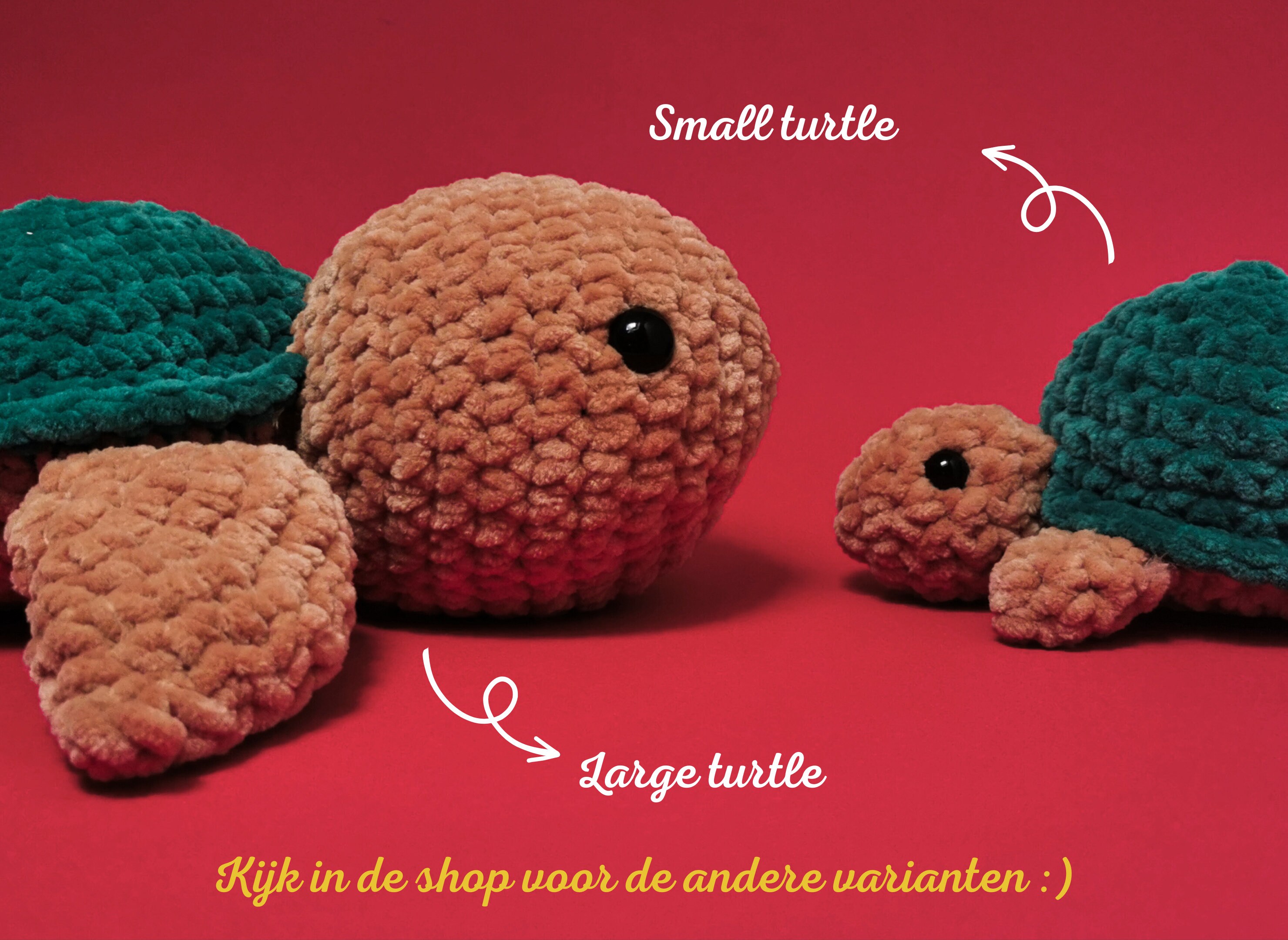 Large Turtle Plushie Handmade Turtle Stuffed Animal Amigurumi Turtle ...