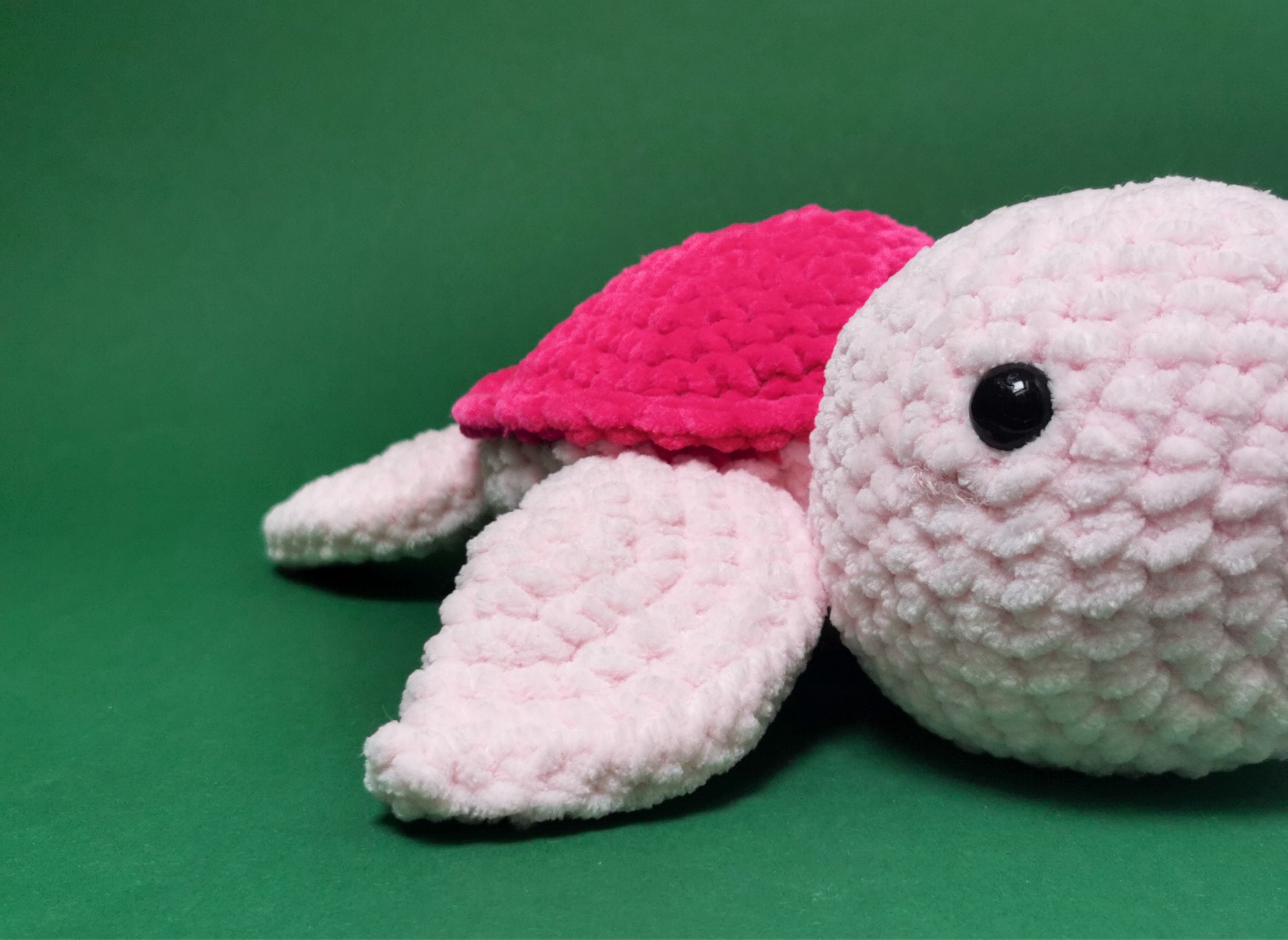 Large Turtle Plushie Handmade Turtle Stuffed Animal Amigurumi Turtle ...