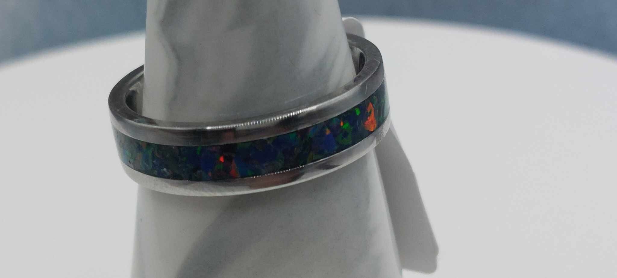 Beautiful Bello Opal Ring Handmade Ring Stainless Steel - Etsy UK
