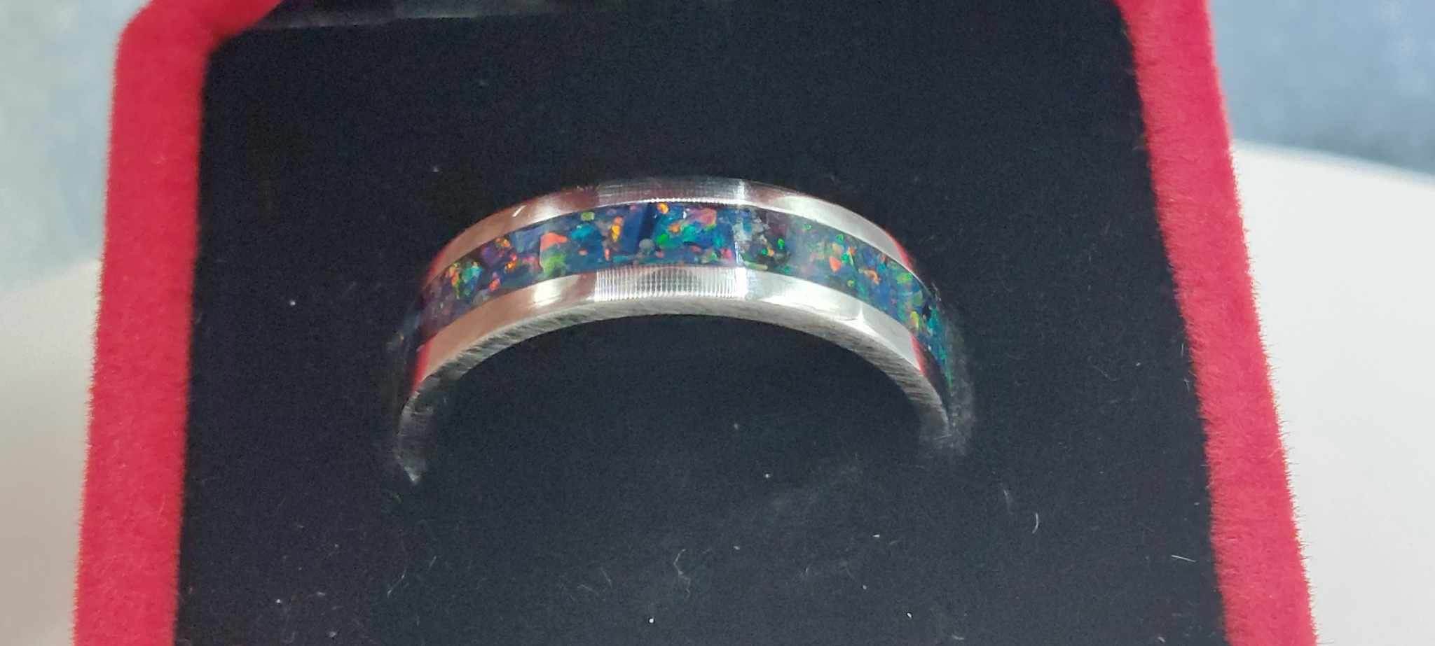 Beautiful Bello Opal Ring Handmade Ring Stainless Steel - Etsy UK