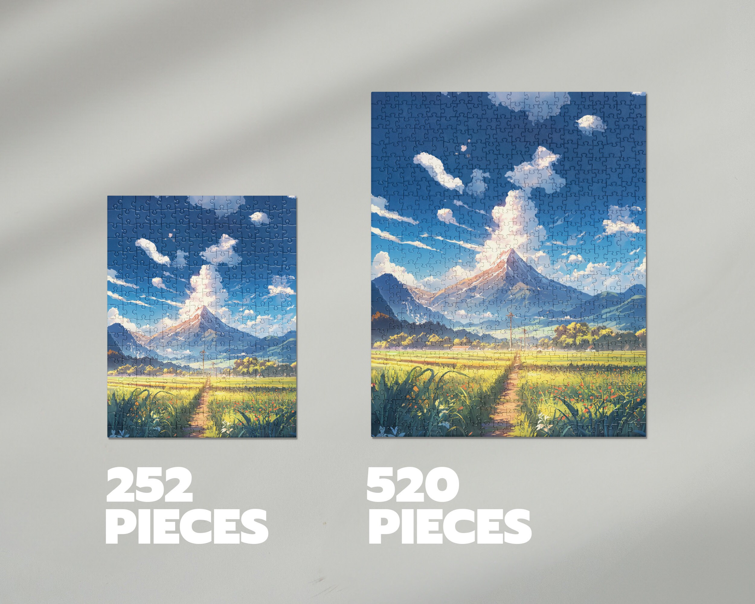 Ghibli Jigsaw Puzzle | Beautiful Anime Countryside | Landscape Anime ...