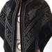 Beaded Victorian Capelet, Mourning Shawl, Fantastic Condition, Leaf ...