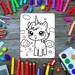 Magical Unicorn Coloring Book for Kids Lovely Unicorns - Etsy