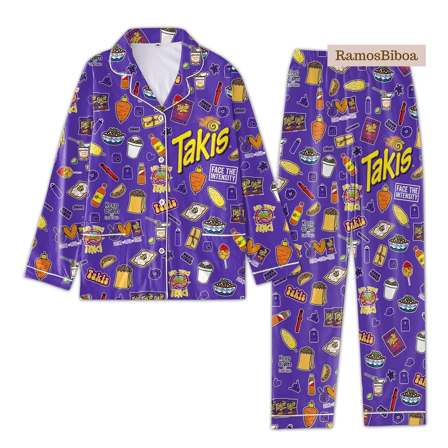 Takis Pajamas Takis PJ Pants Foodie Gift Idea Pyjamas Takis - Etsy UK