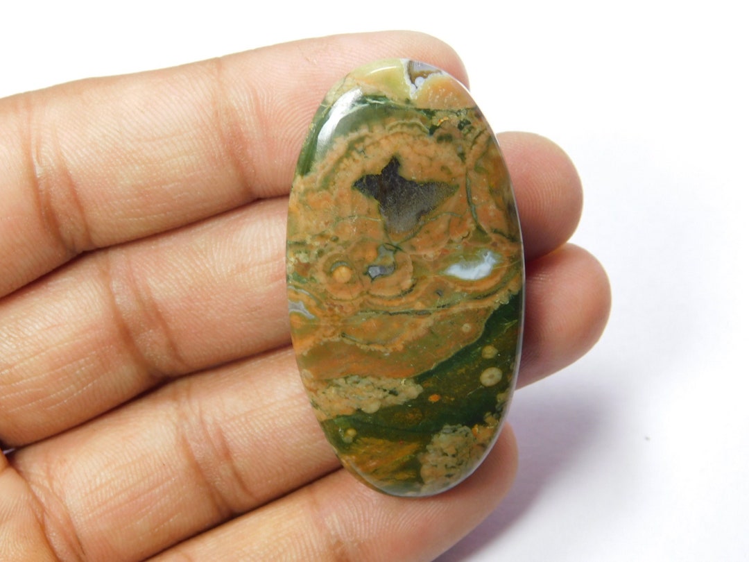 Natural Rhyolite Rainforest Jasper Gemstone Handmade Rhyolite Jasper ...