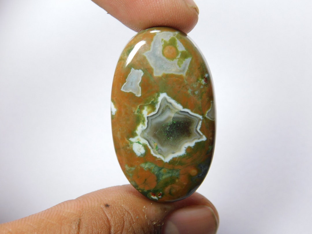 Natural Rhyolite Rainforest Jasper Gemstone Handmade Rhyolite Jasper ...