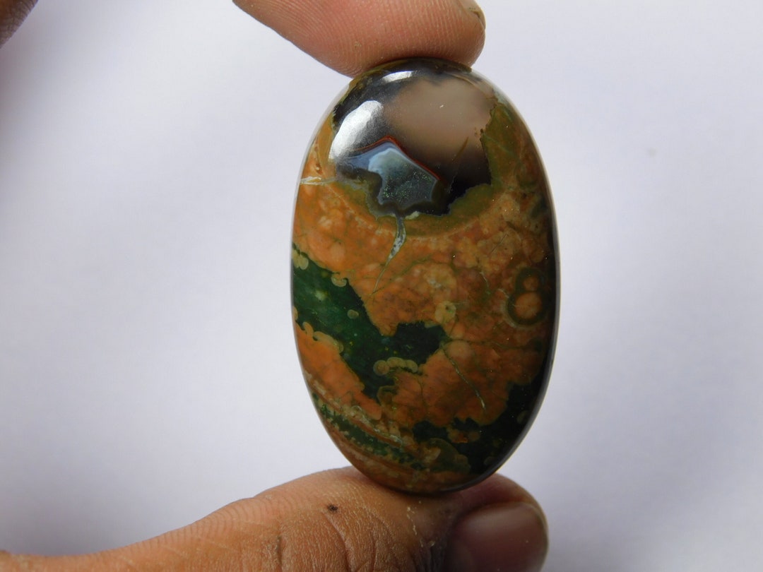 Amazing Rhyolite Rainforest Jasper Gemstone Handmade Rhyolite Jasper ...