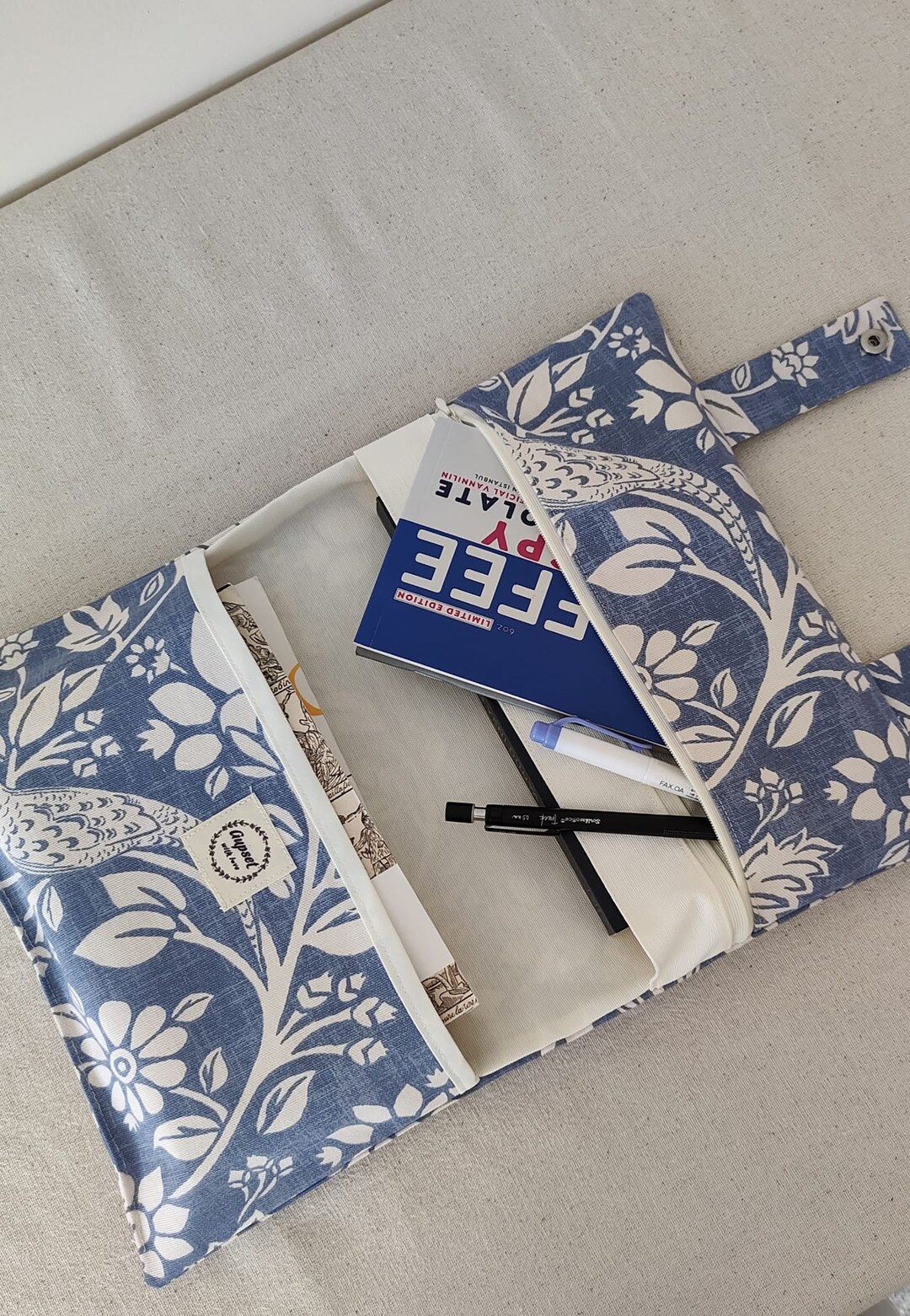 Book Sleeve, Book Bag, Book Purse, Book Protector, Bookish Gifts, Book ...