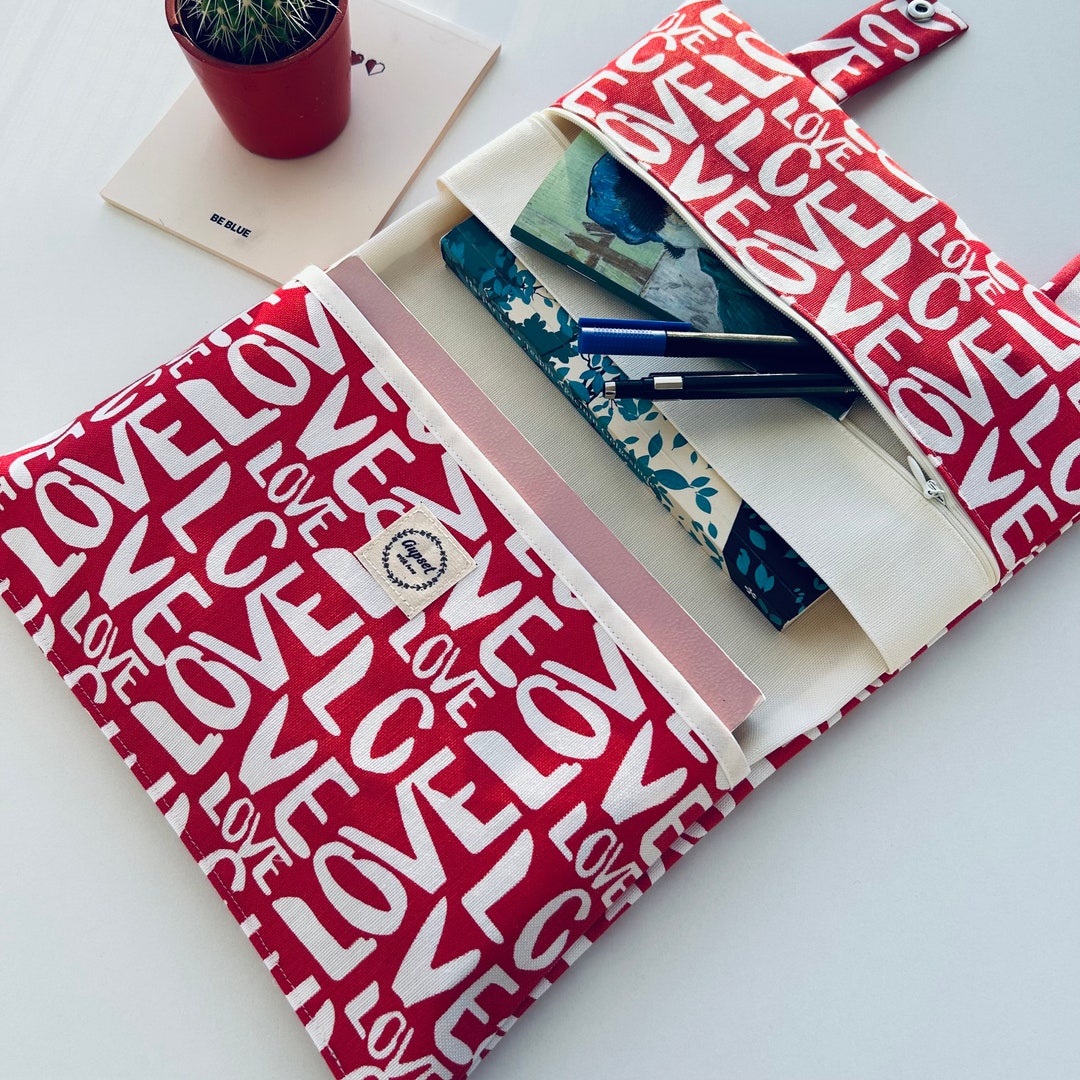 Handmade Red 'love' Book Organizer – Charming and Functional Accessory ...