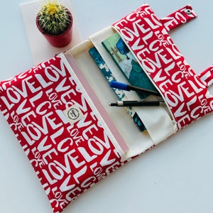 Handmade Red 'love' Book Organizer – Charming and Functional Accessory ...